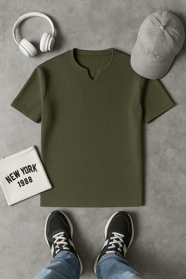 2 with 1 free v-shape t-shirt mens cotton knitted | Best Price in 2025 ...