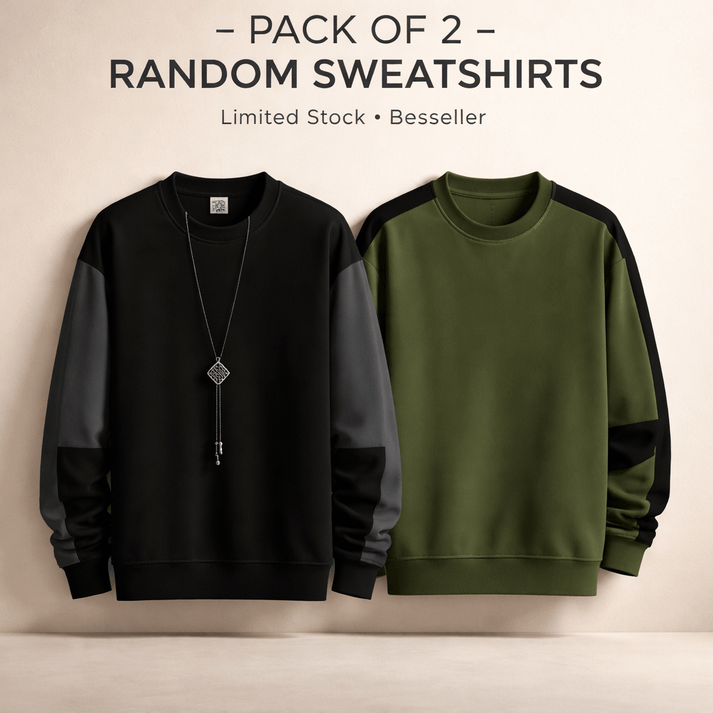 Bundle of Two Random Style Sweatshirt | Best Price in 2026 at The ...